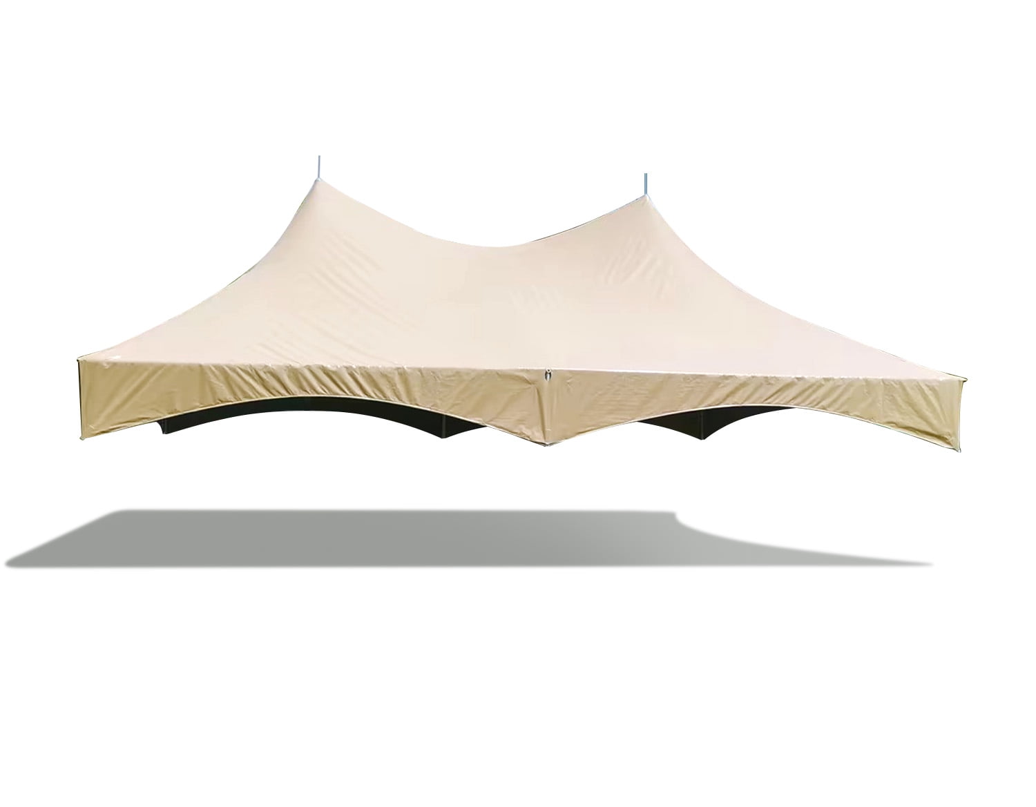 TentandTable High Peak Frame Party Tent Top Only, Beige , 20 ft x 40 ft ...