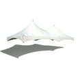 TentandTable High Peak Frame Party Tent Top Only, White , 15 ft x 30 ft ...