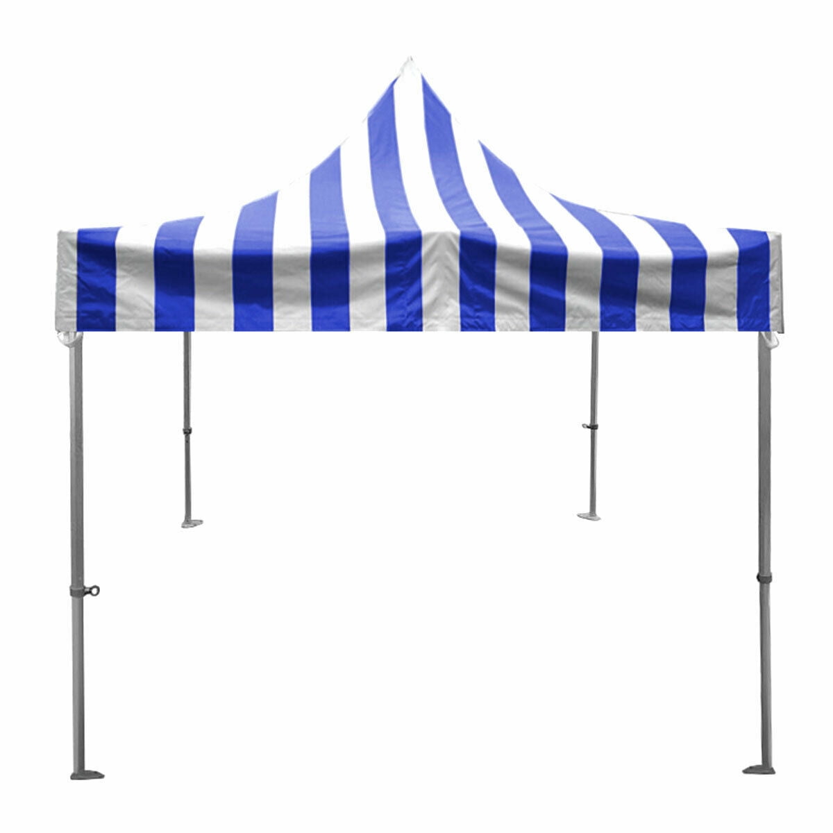 TentandTable Instant Beach Outdoor Canopy Pop Up Tent, Blue Striped, 10 ...