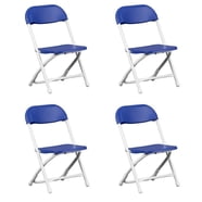 Topbuy Blue Stackable Plastic Children's Chair Set (4 Pack) - Walmart.com