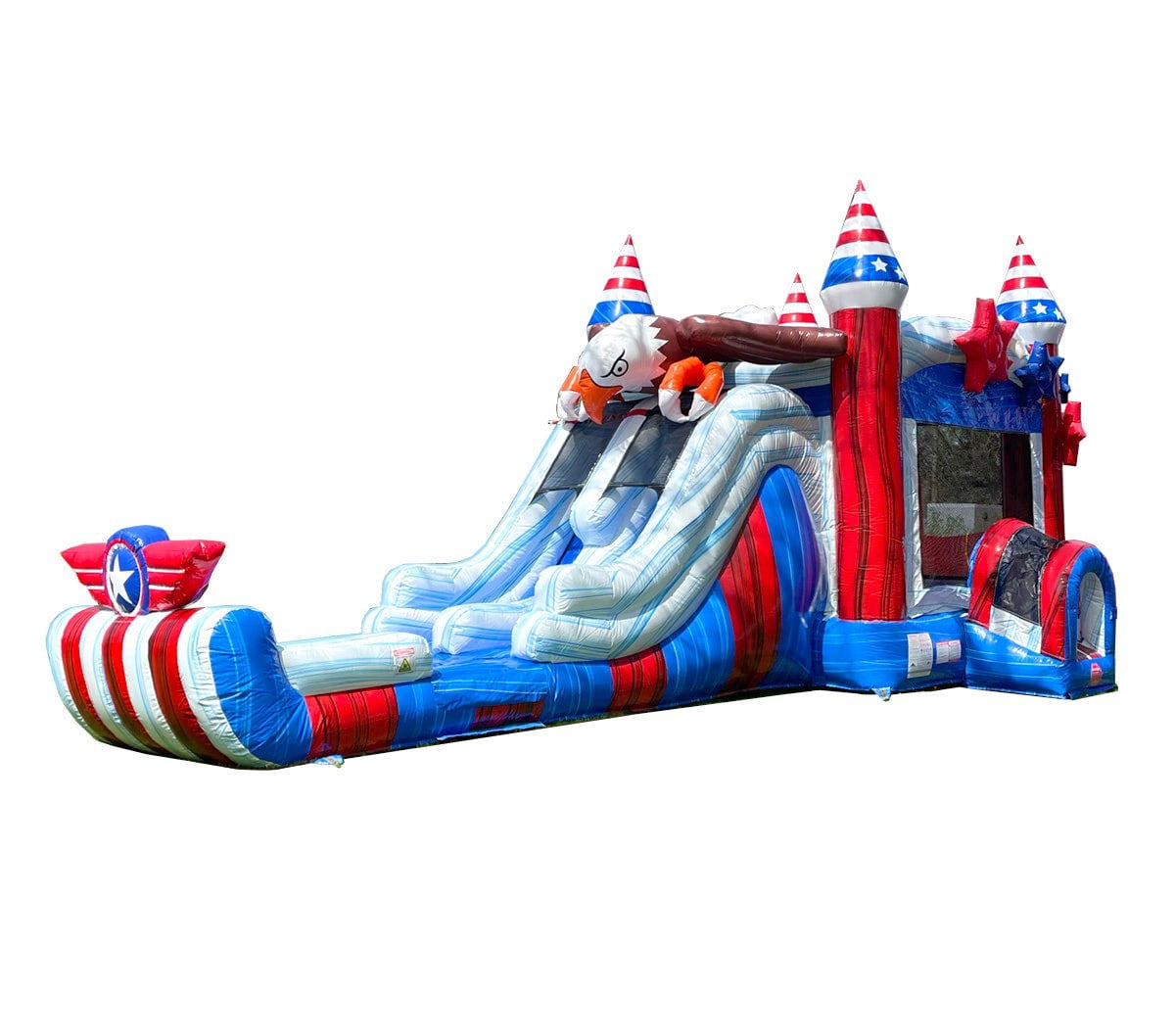 TentandTable Mega Dual Lane Inflatable Water Slide Bounce House Combo ...