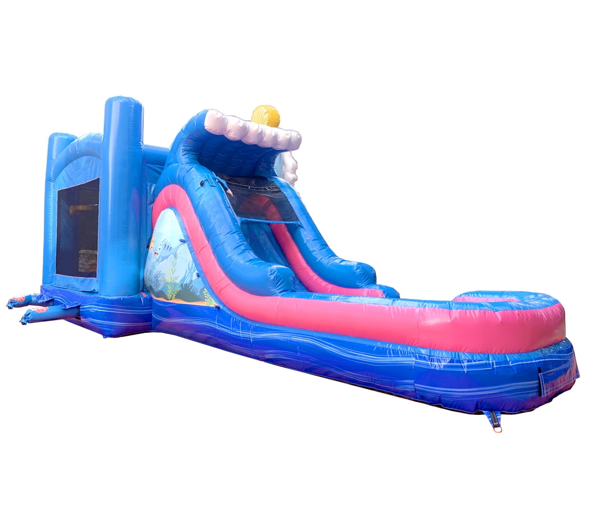 TentandTable Mega Inflatable Water Slide Bounce House Combo with Blower ...