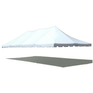 TentandTable Premium Sectional Canopy Pole Party Tent Top Only, White ...
