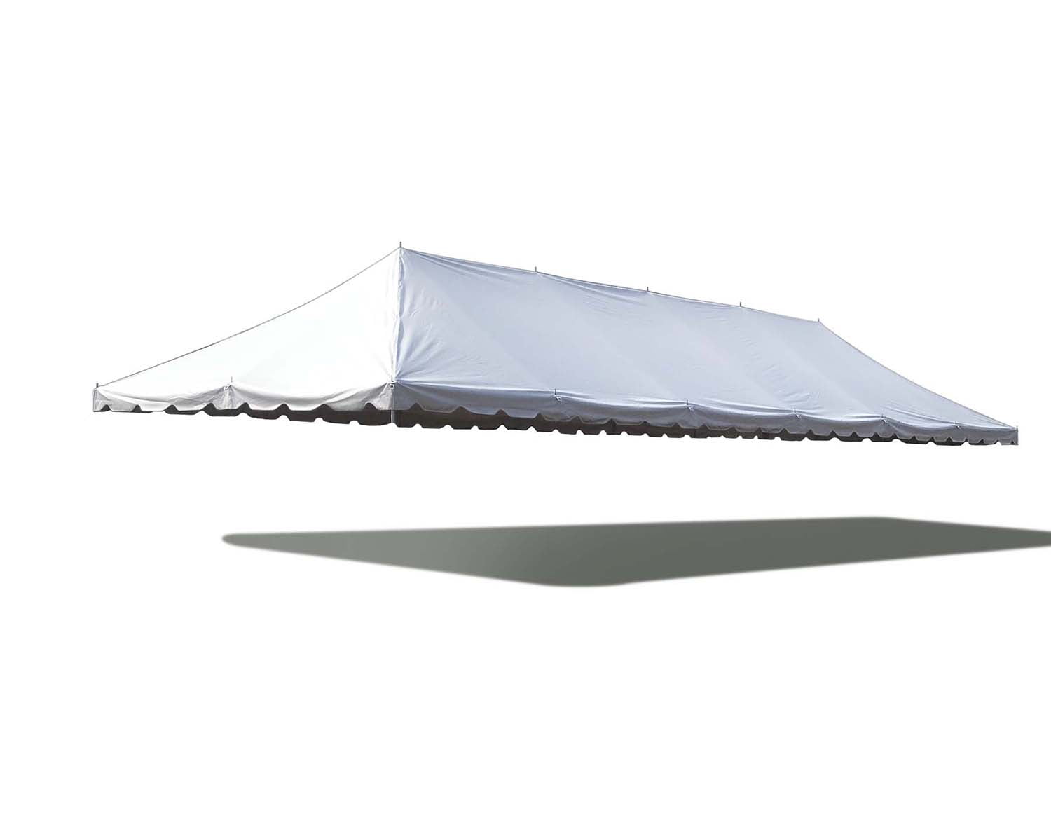 TentandTable Outdoor Wedding Canopy Event Pole Tent, Top Only, White ...