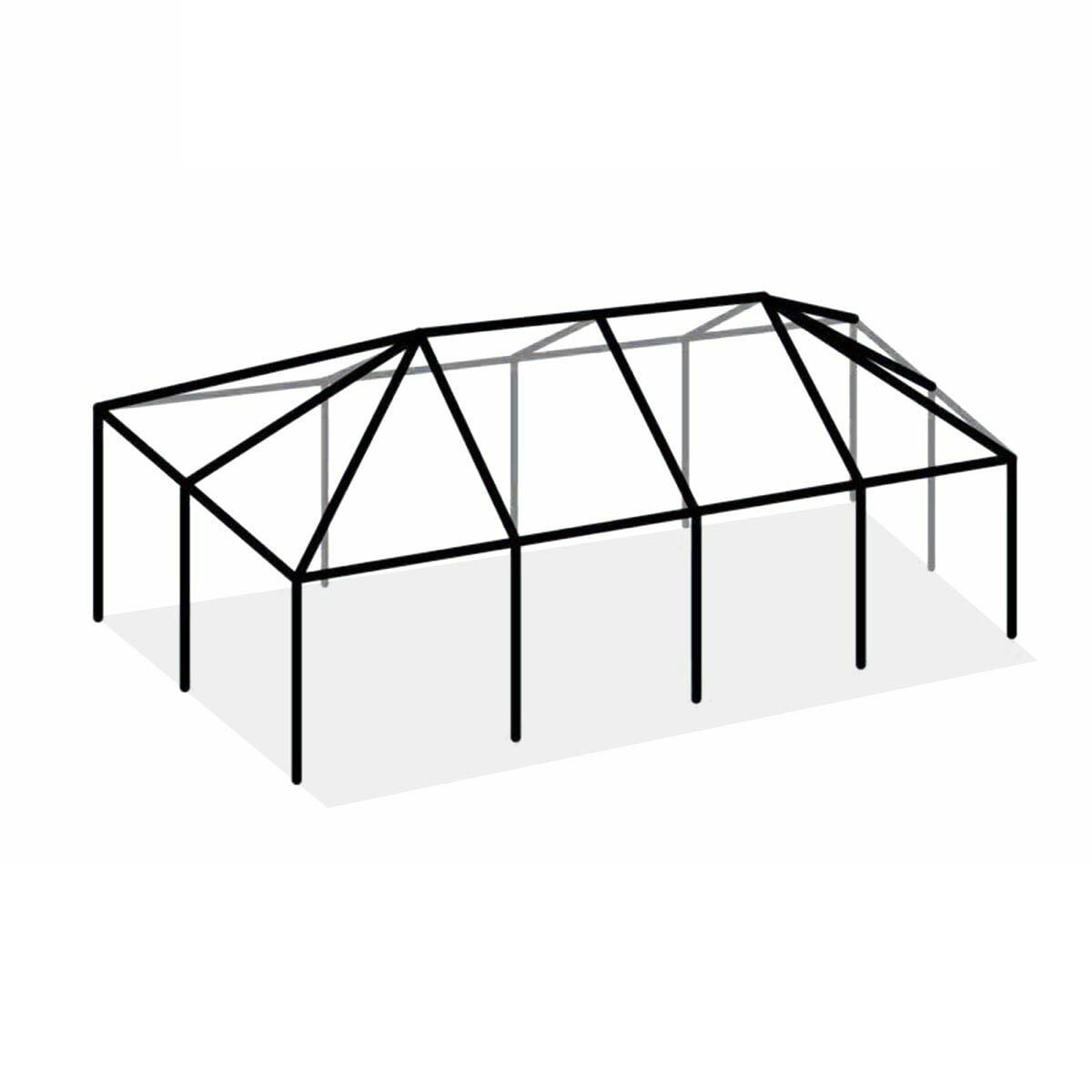 TentandTable Replacement West Coast Tent Frame Only, 20 ft x 40 ft ...