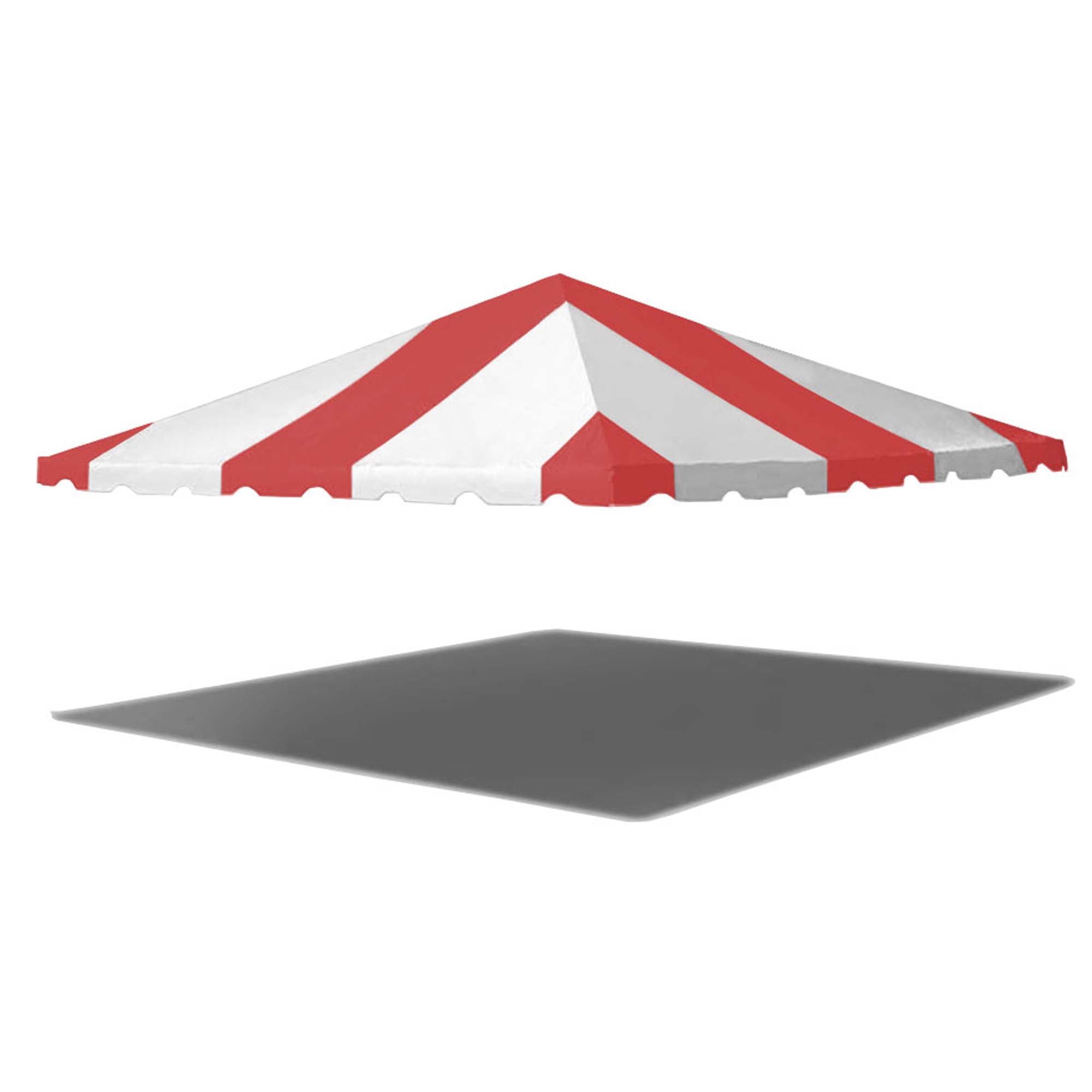 TentandTable West Coast Frame Outdoor Canopy Tent, Top Only, Red, 20 ft ...