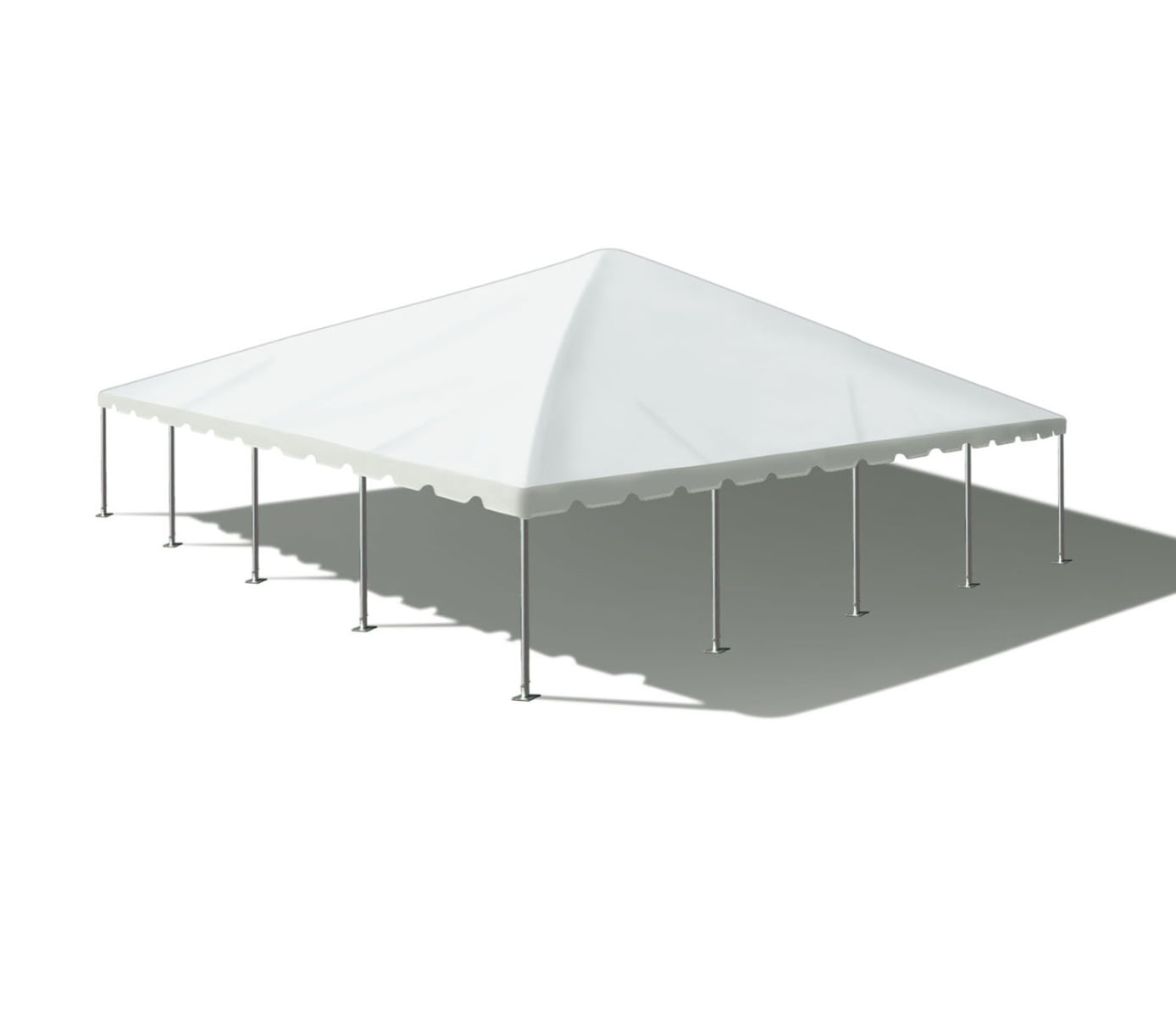 TentandTable West Coast Frame Outdoor Canopy Tent, White Sectional Top ...