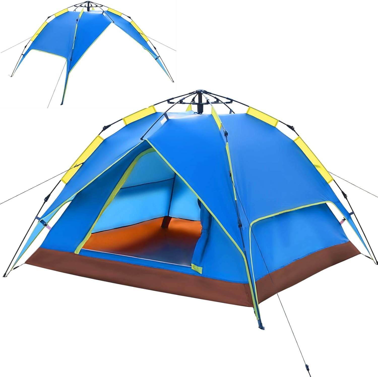 Tents for Camping Instant Pop Up Tents,3 Person Easy Setup Tent ...