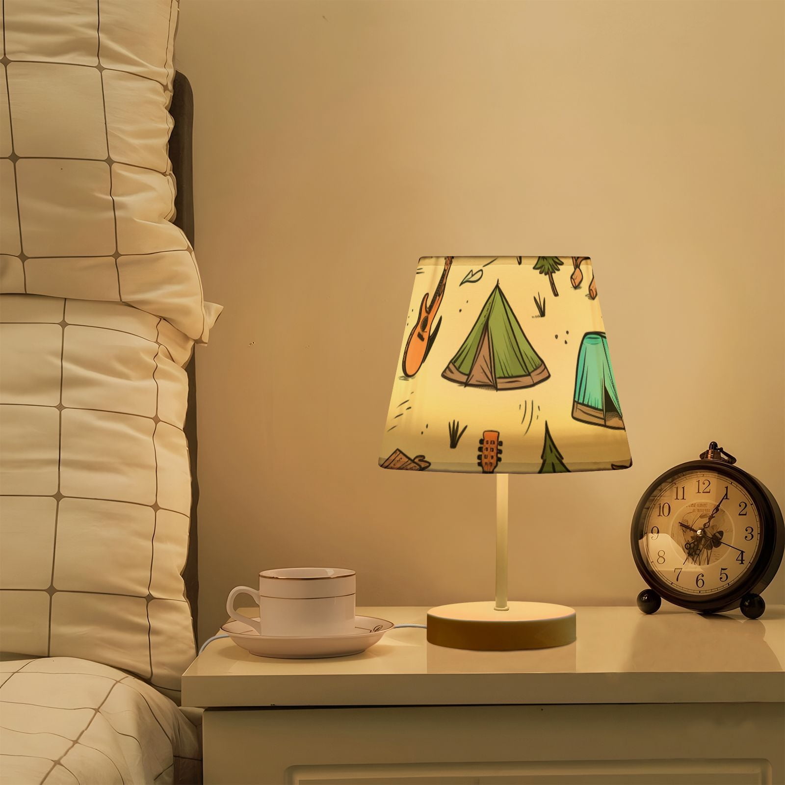 Tents Guitars Trees LED Desk Lamp Table Lamp USB Bedside Nightstand ...
