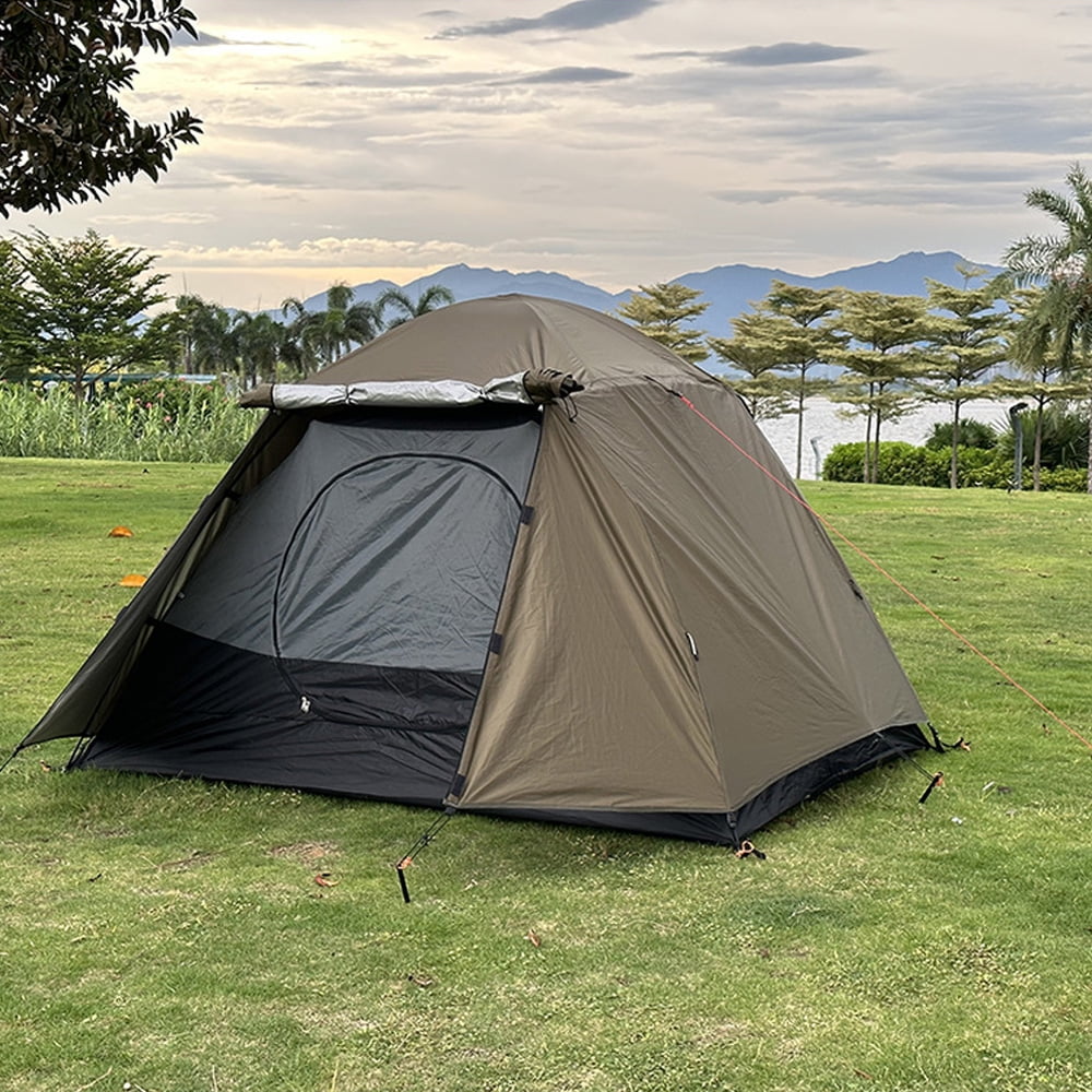 Tents,Two Person Waterproof Windproof Two Layers Olive Moweo Hxber ...
