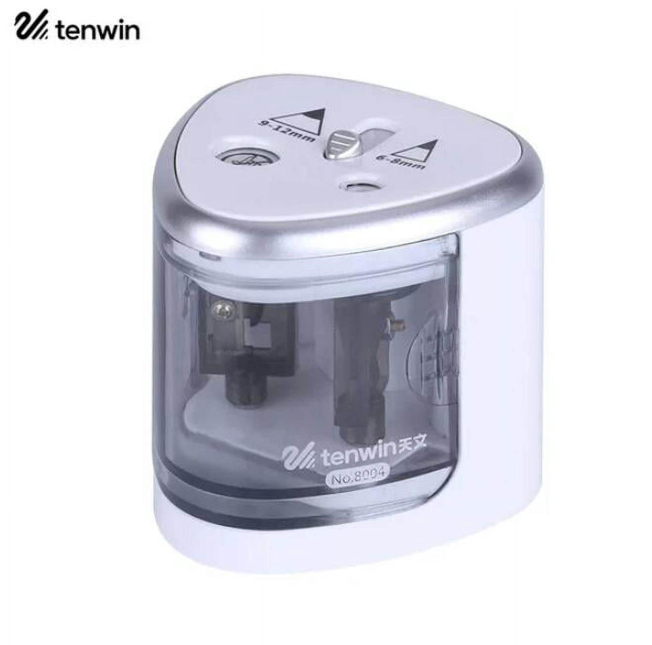 Tenwin Mini Small Automatic Electric Pencil Sharpener, Battery Operated ...