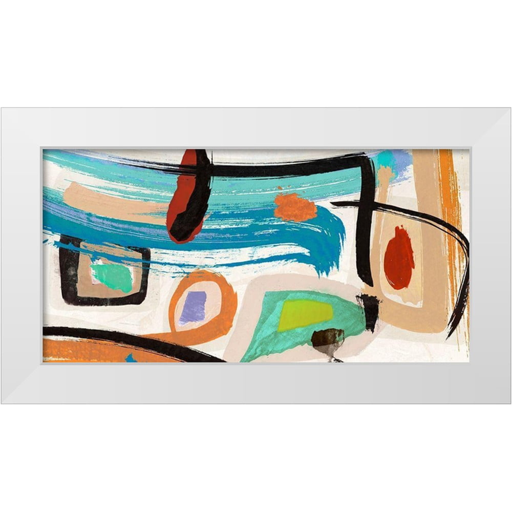Teo, Vals Perelli 18x11 White Modern Wood Framed Museum Art Print ...