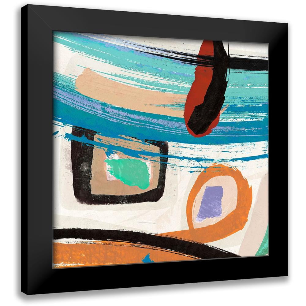 Teo, Vals Perelli 20x20 Black Modern Framed Museum Art Print Titled ...