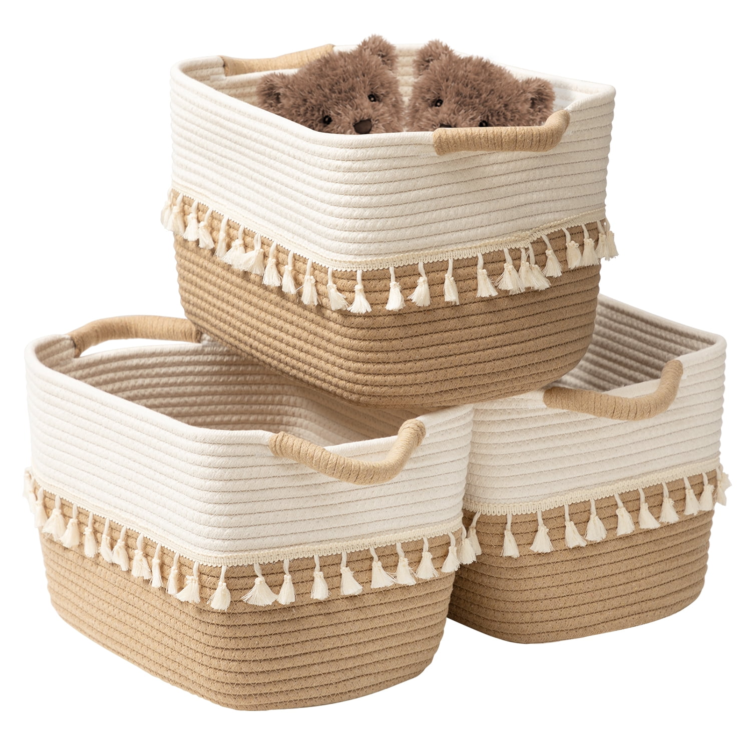 Furinno Laci NW1311P Foldable Soft Storage Bins, Set of 3 - Walmart.com