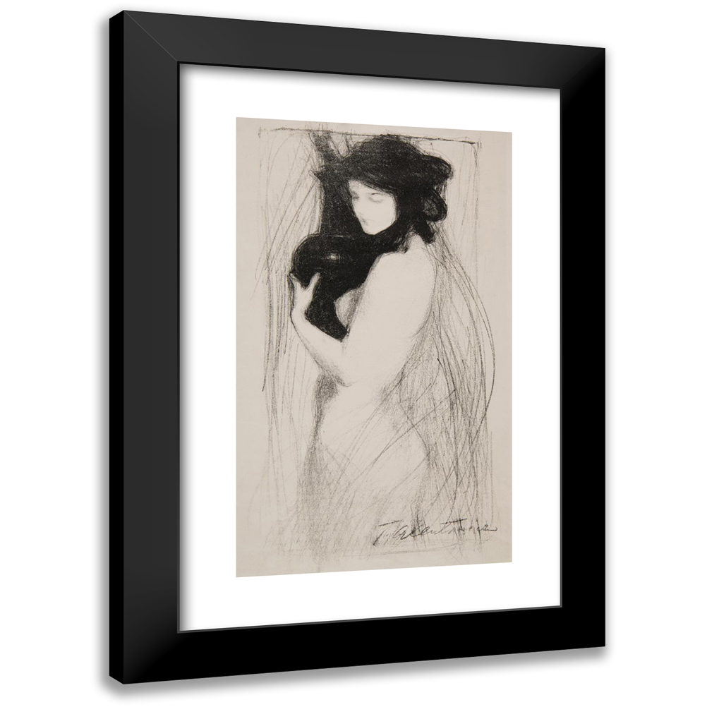 Teodor Axentowicz 10x14 Black Modern Framed Museum Art Print Titled ...