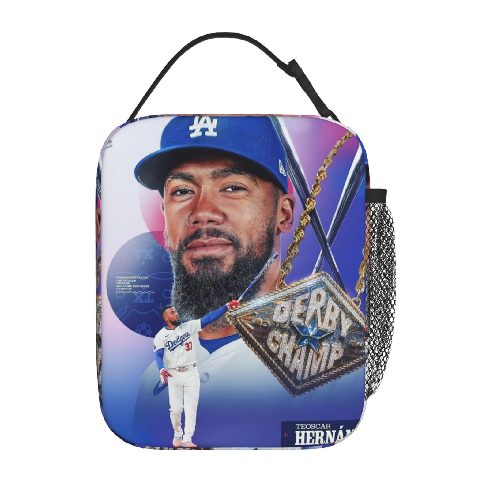 Teoscar Hernández Lunch Bag, Insulated Lunch Box, Thermal Reusable Tote ...