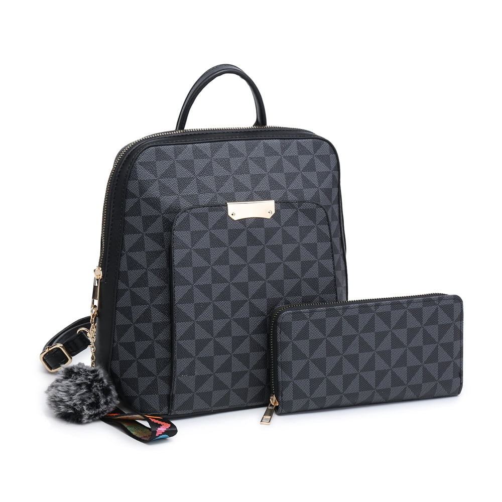 Tepilte Plaid Checkered Backpack Purse for Women Vegan Leather Shoulder ...