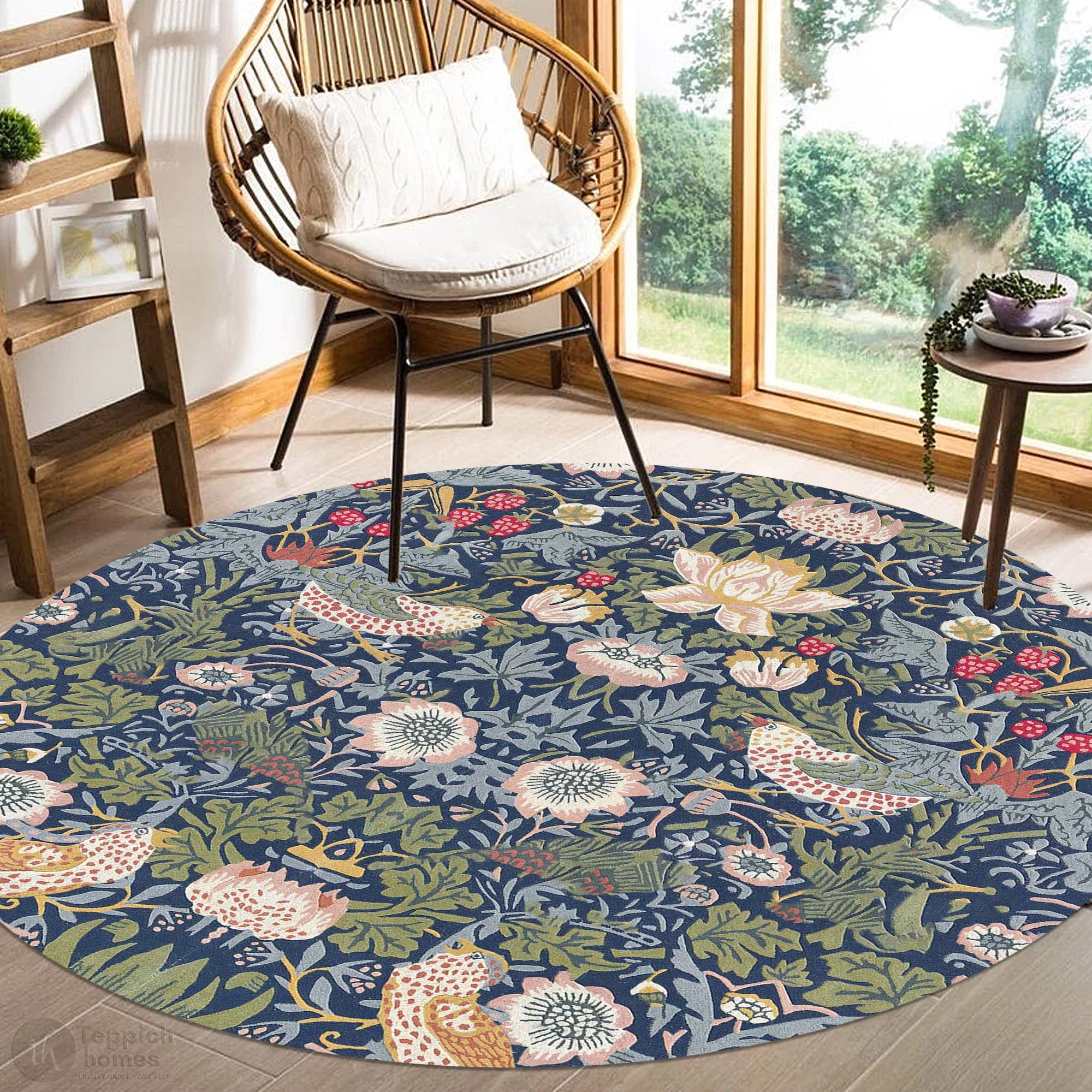 Teppich Homes Handmade 14x14 Wool Carpet Area Rug - Soft Tufted Rugs ...