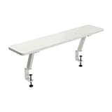 Tepsmf 15.7x7.8 in Clamp on Desk Shelf, Adjustable Floating Desks Shelf ...