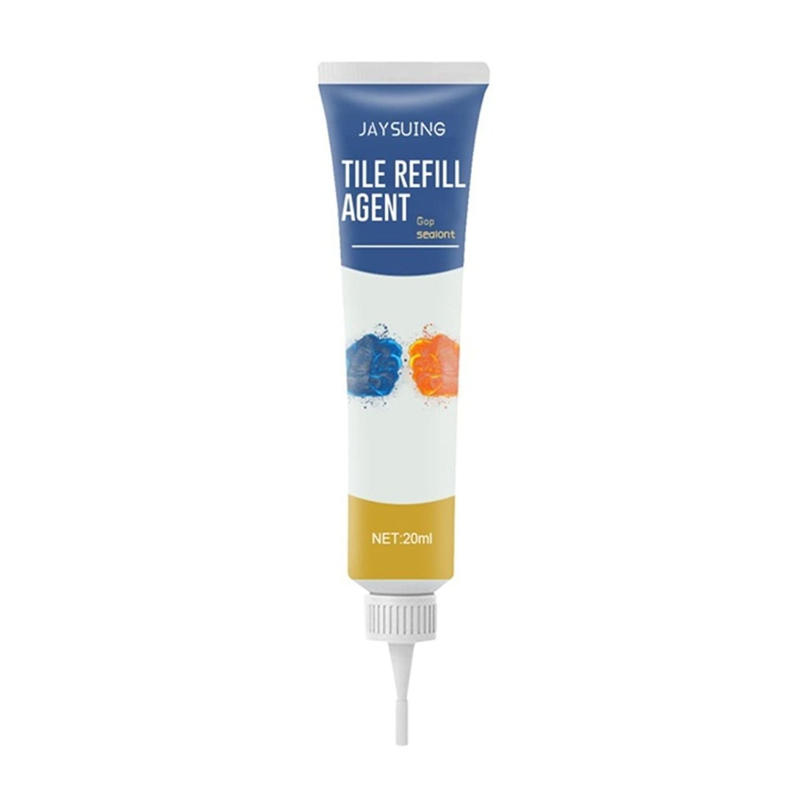 Tepsmf 20ml Tile Grout White Grout Filler Repairs Renews Fills Tube ...