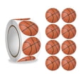 Tepsmf 500 Pcs 1 IN Ball Sports Stickers Round Adhesive Labels For ...