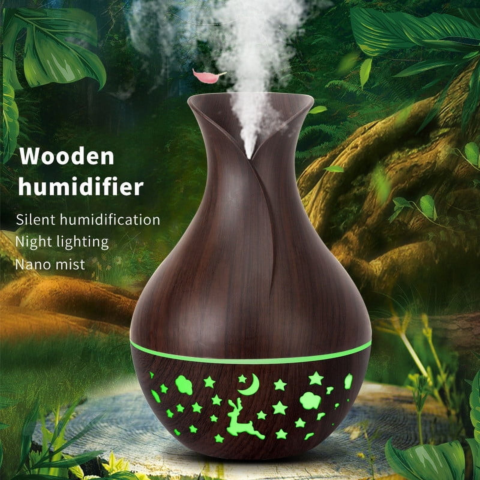 Tepsmf Flower Shape Humidifier Home Silent Bedroom Desktop Vase ...
