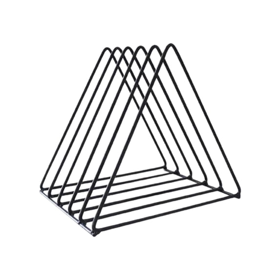 Tepsmf Iron Triangular Magazine Rack And Bookstand Desk Bookshelf ...