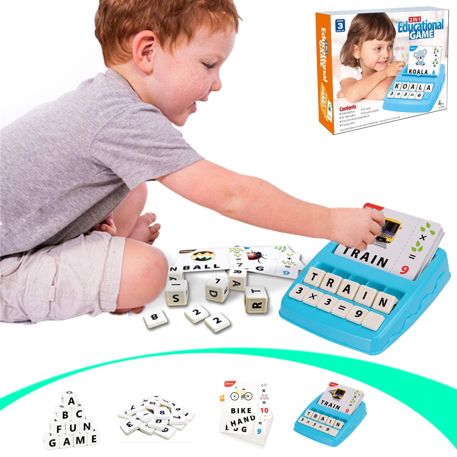 Tepsmf Matching Letter Games for Kids Ages 4-8,Learning & Education ...