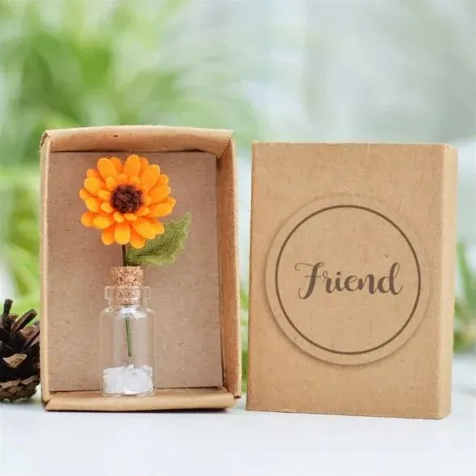 Tepsmf Mini Flowers Set-Gift Sunflowers Artificial Flowers Home Decor ...