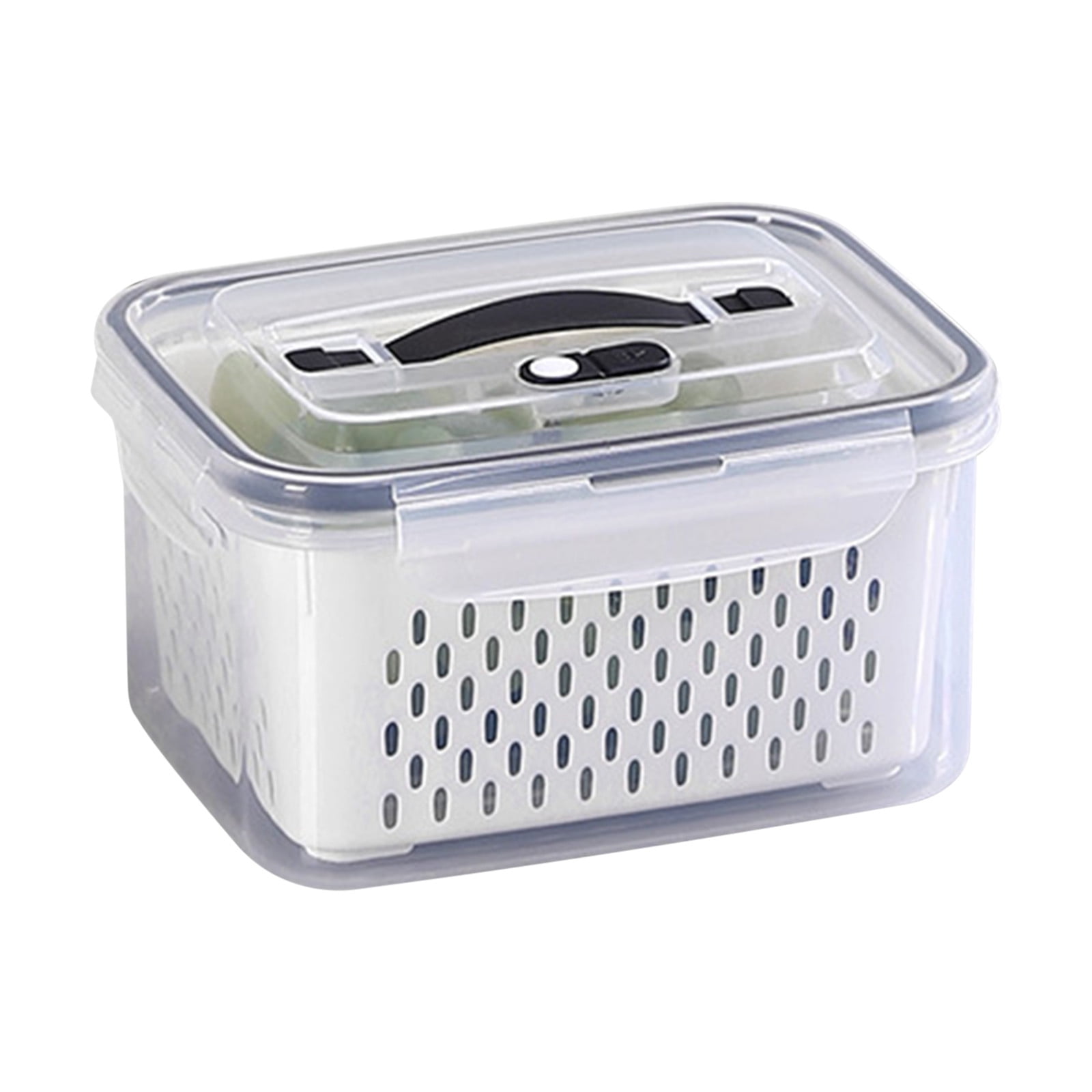 Tepsmf Outdoor Portable Drain Picnic Box Leakproof Food Storage ...
