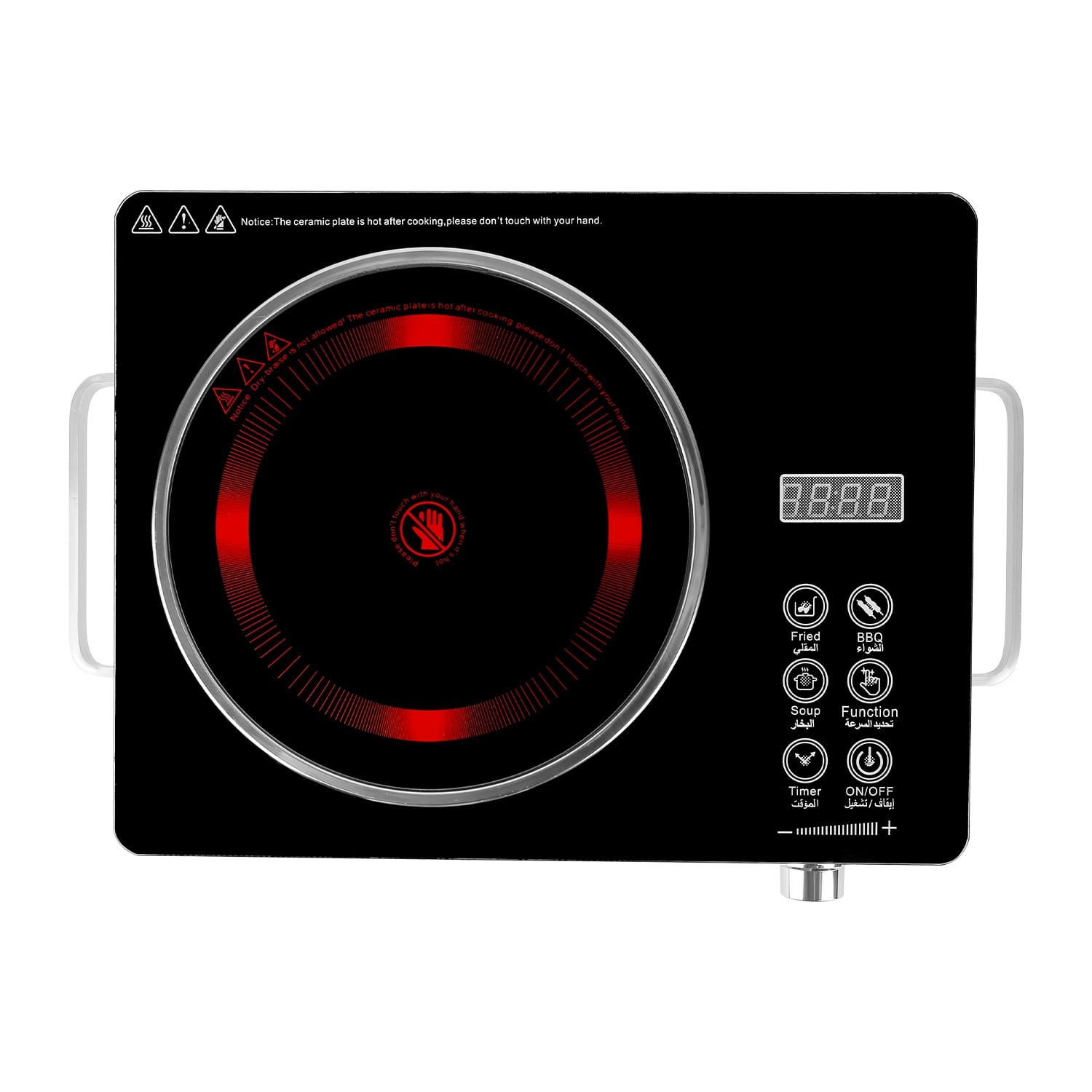 TeqHome 3500W Electric Countertop Single Burner Hot Plate Infrared ...