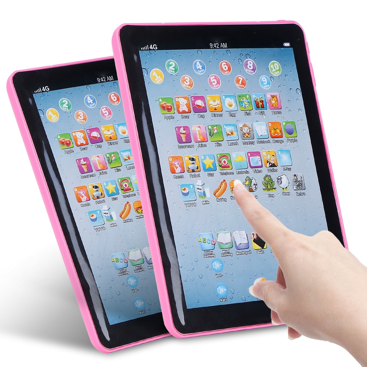 TeqHome Baby Learning Tablet Educational Mini Pads Toys Touch Learn ...