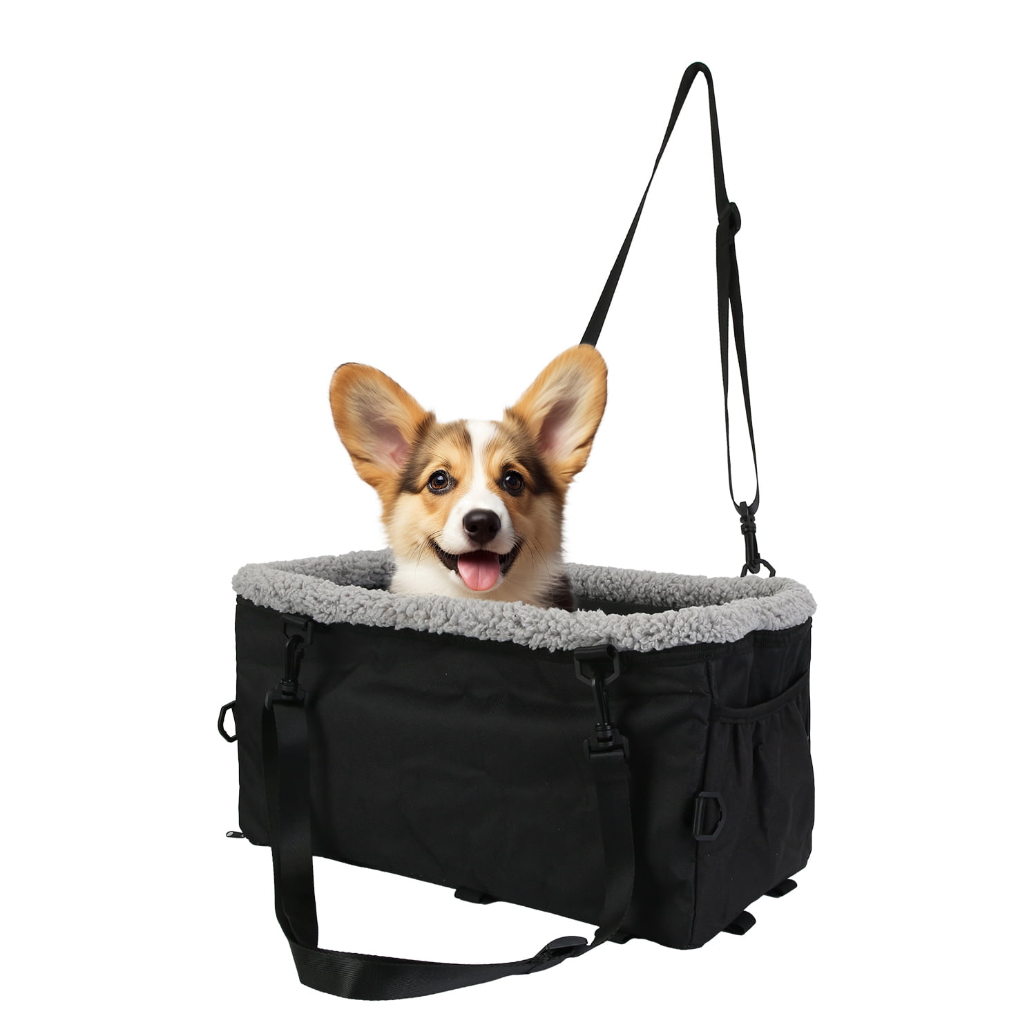 TeqHome Dog Car Seat for Small Dogs Center Console Pet Booster Seat for ...