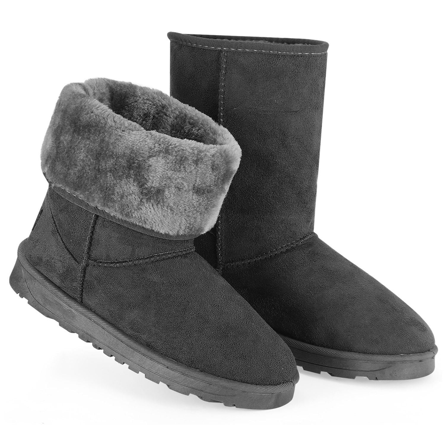 TeqHome Winter Boots for Women Waterproof Snow Boots with Warm Lining ...