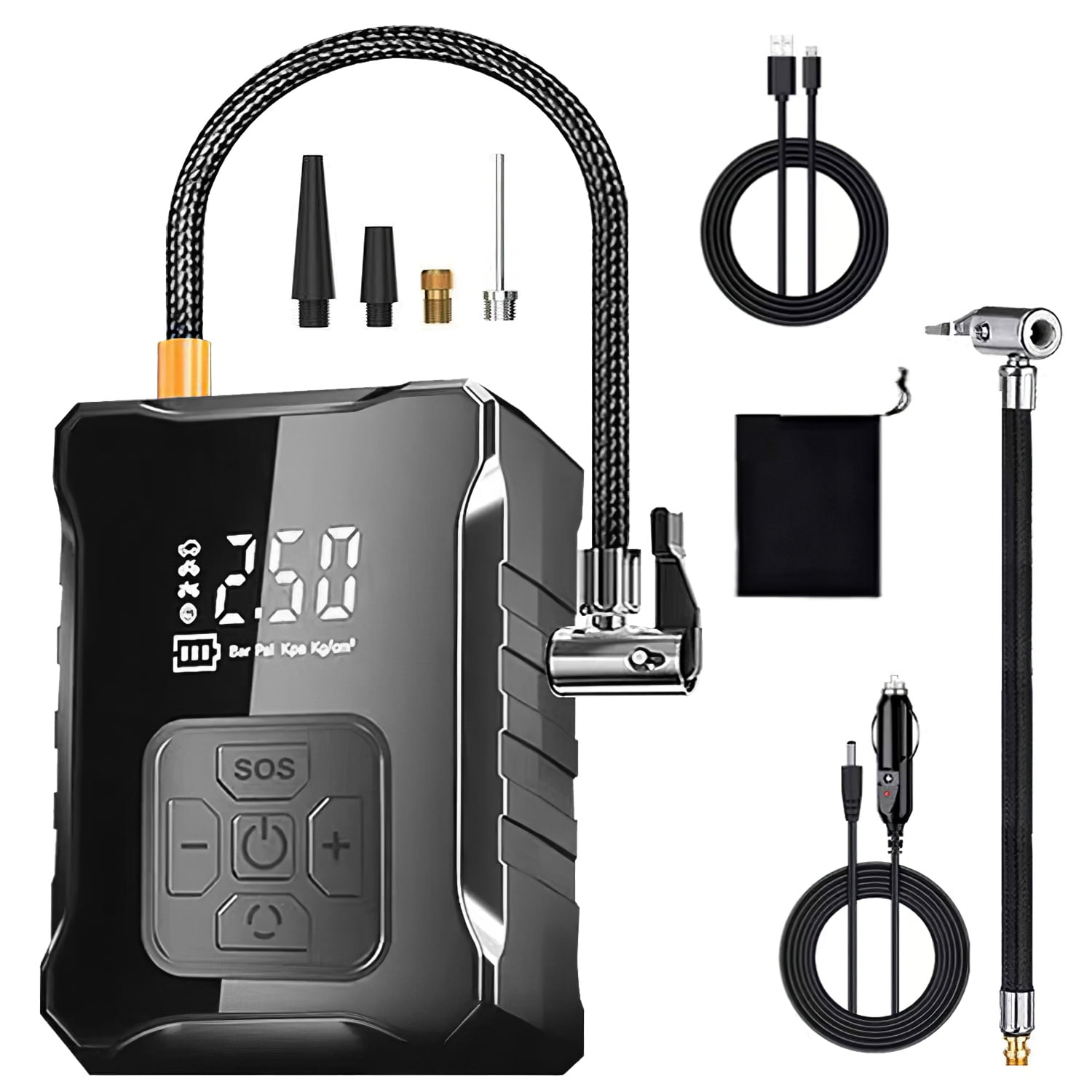Cool Air Pump With Car Charger Photos