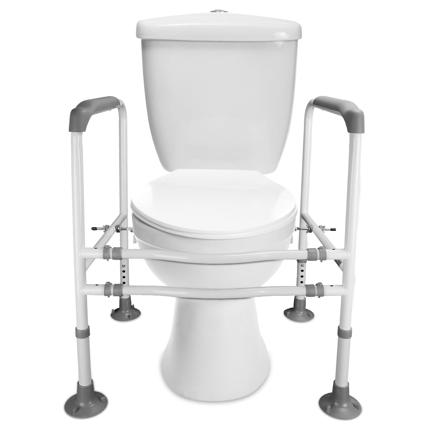 Teqhome Toilet Safety Rails for Seniors Up to 441lbs Toilet Safety ...