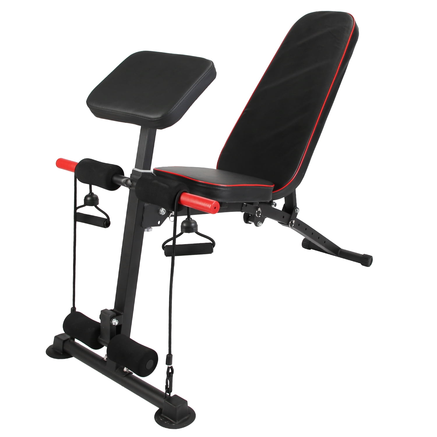 Teqhome Weight Bench Adjustable Strength Training Bench for Foldable ...