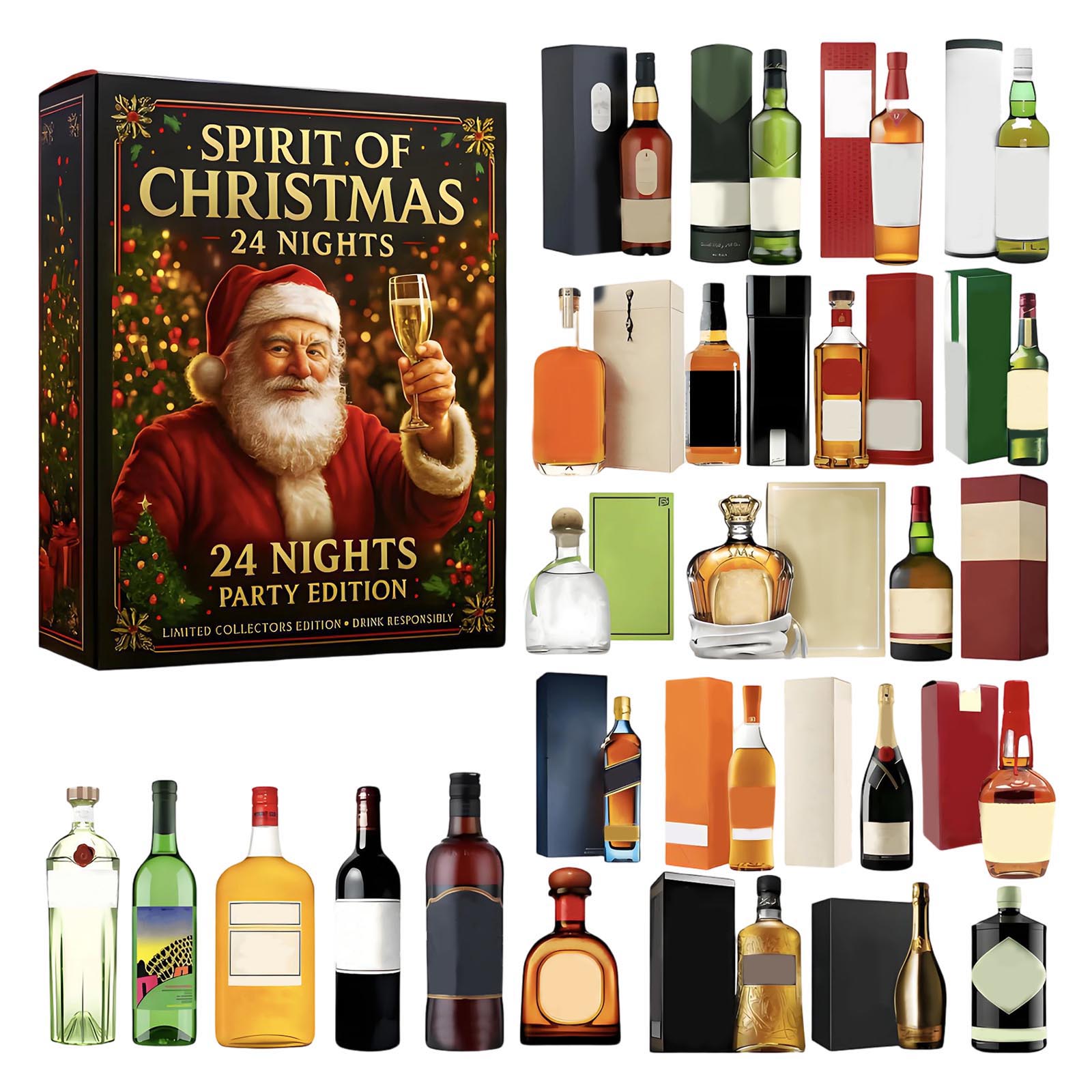 Tequila Advent Calendar 2025, 24 Days of Spirits Christmas Countdown ...