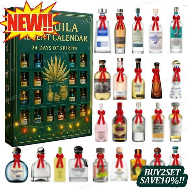 Tequila Advent Calendar 2025 24 Days of Spirits Tequila Advent Calendar ...