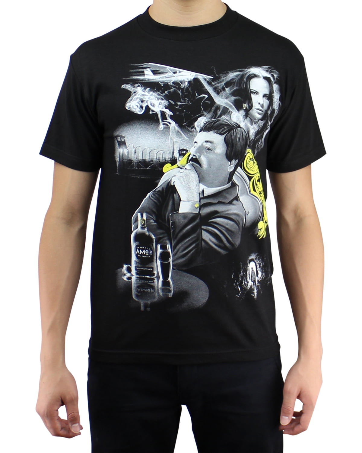 Tequila Amor El Chapo with Kate del Castillo Mens Shirt - Walmart.com