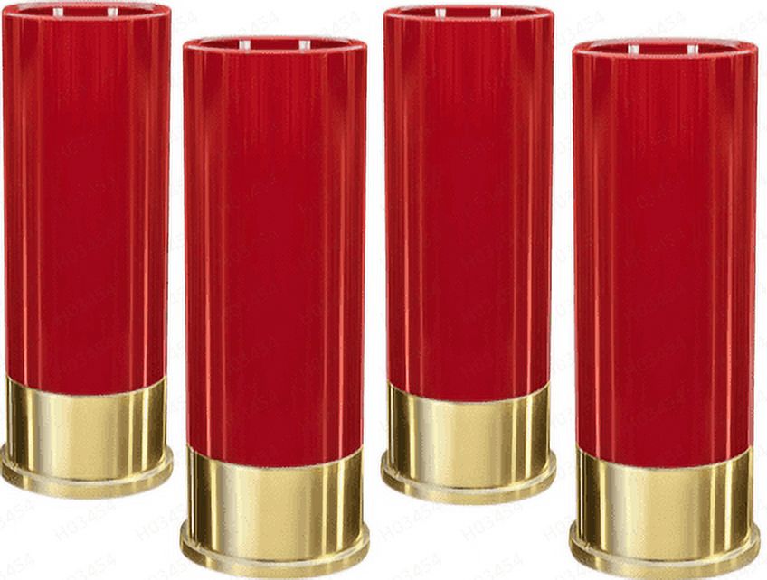 Tequila Bullet Glass Glass Set - 4pcs Novelty Glasses Plastic Bullet ...