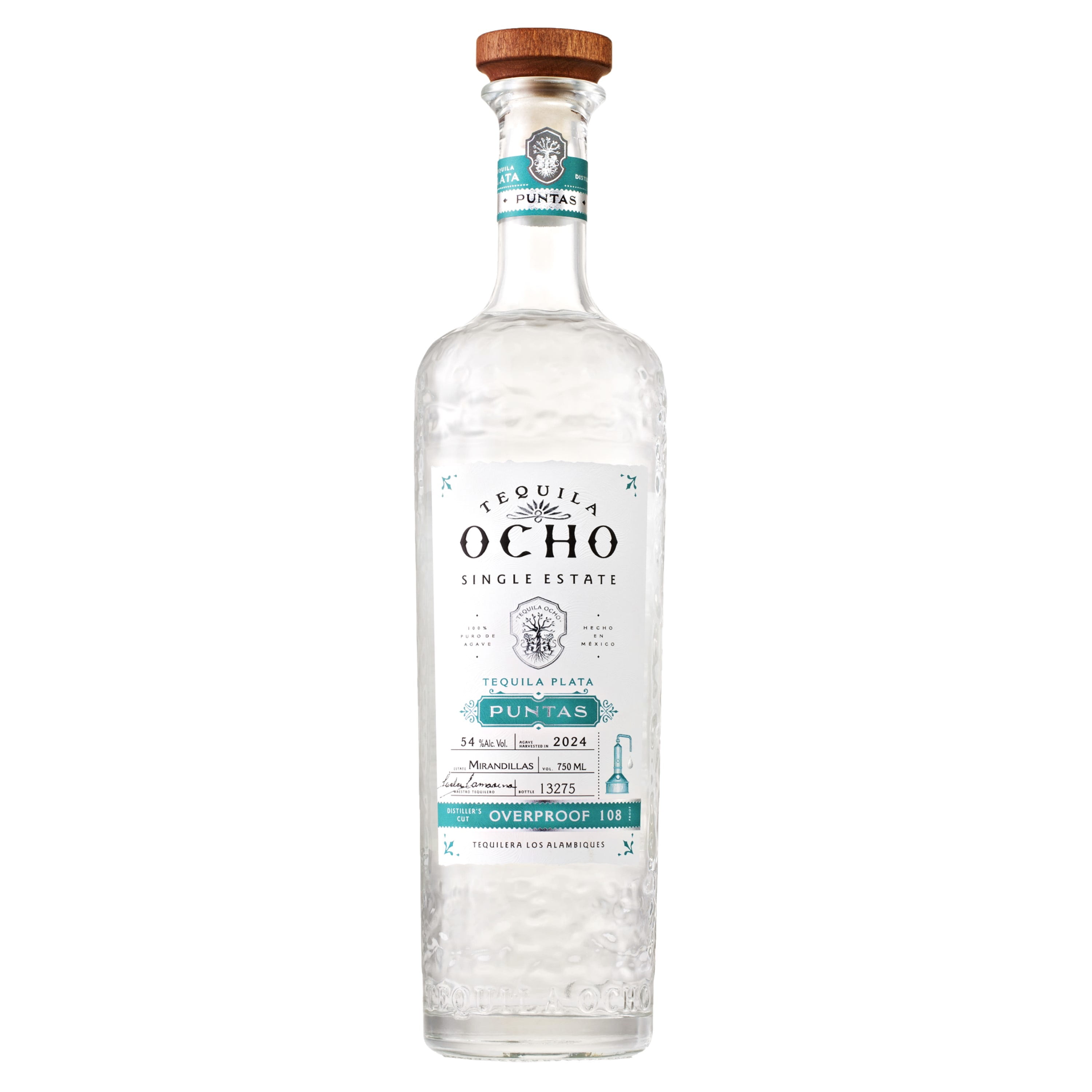 TEQUILA OCHO, Tequila, 750 ml Bottle, Single Estate Corralillos ...
