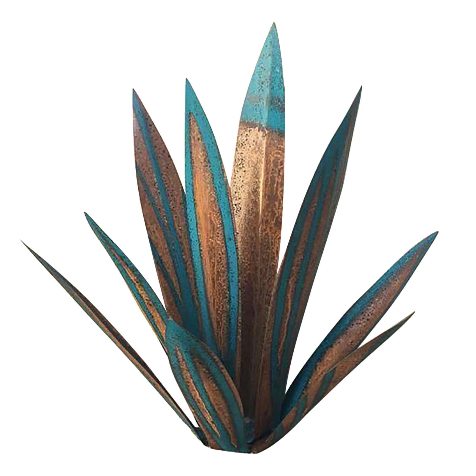 Tequila Rustic Sculpture Metal Agave Plant Home Decor Rustic Hand ...