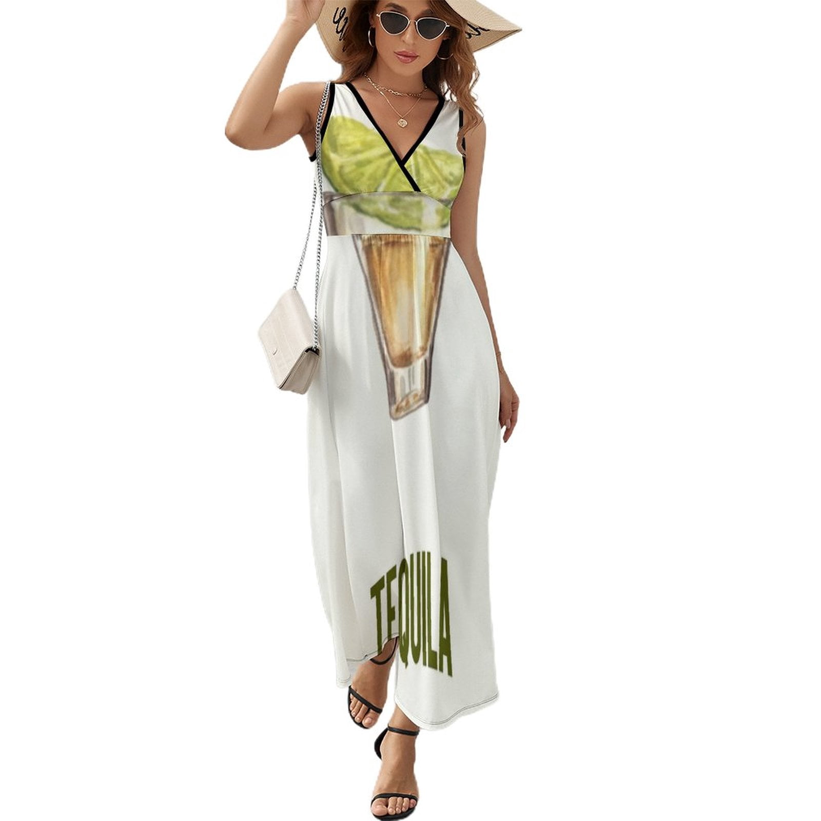 Tequila Shot Poster Sleeveless Dress luxury dress summer outfits for ...
