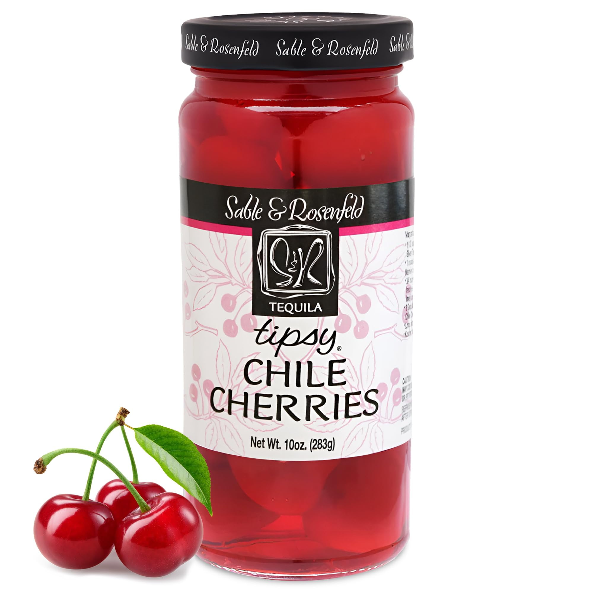 Tequila Tipsy Chile Cherries Cocktail Garnish - Maraschino Tequila ...