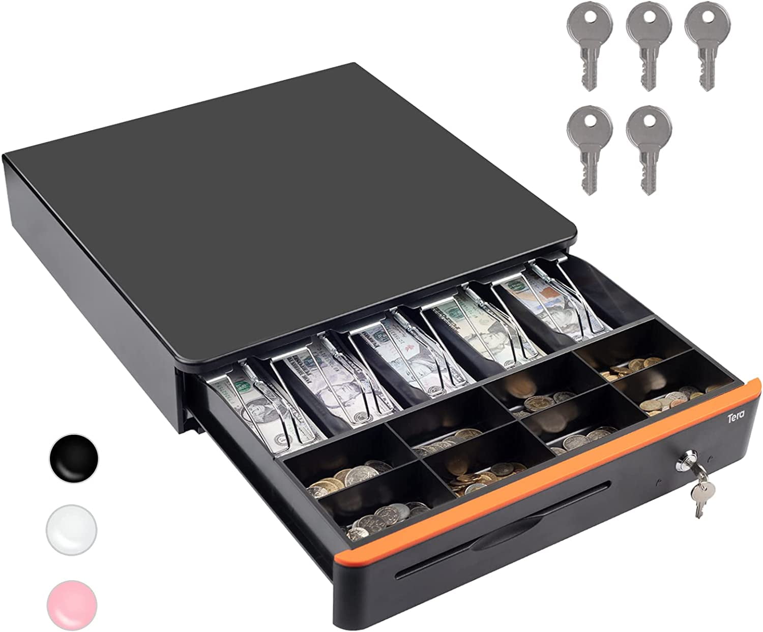 Tera 16 inch Auto Open Cash Drawer with Micro Switch Heavy Duty Insert ...