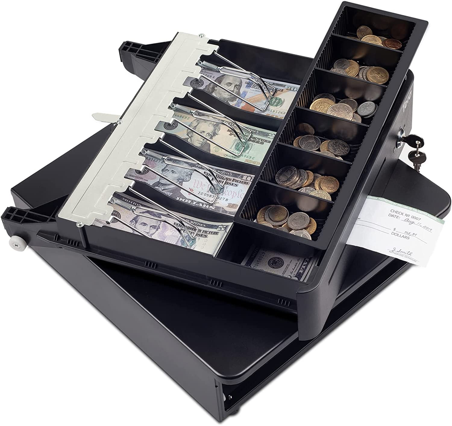 Tera 16 inch Cash Drawer: with Micro Switch Auto Open Heavy Duty Insert ...