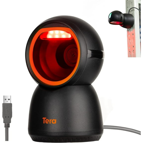 Tera 1D 2D QR Barcode Scanner Wireless with Battery Level Indicator ...
