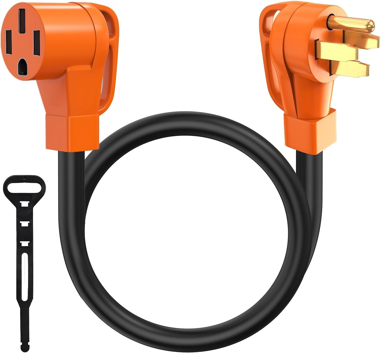 Tera 3 ft Black Heavy Duty Extension Cord - Walmart.com