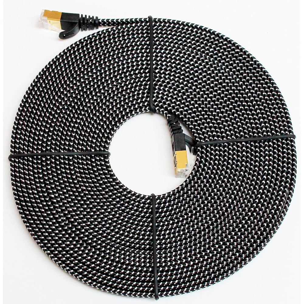 Tera Grand - CAT7 10 Gigabit Ethernet Ultra Flat Patch Cable Modem ...